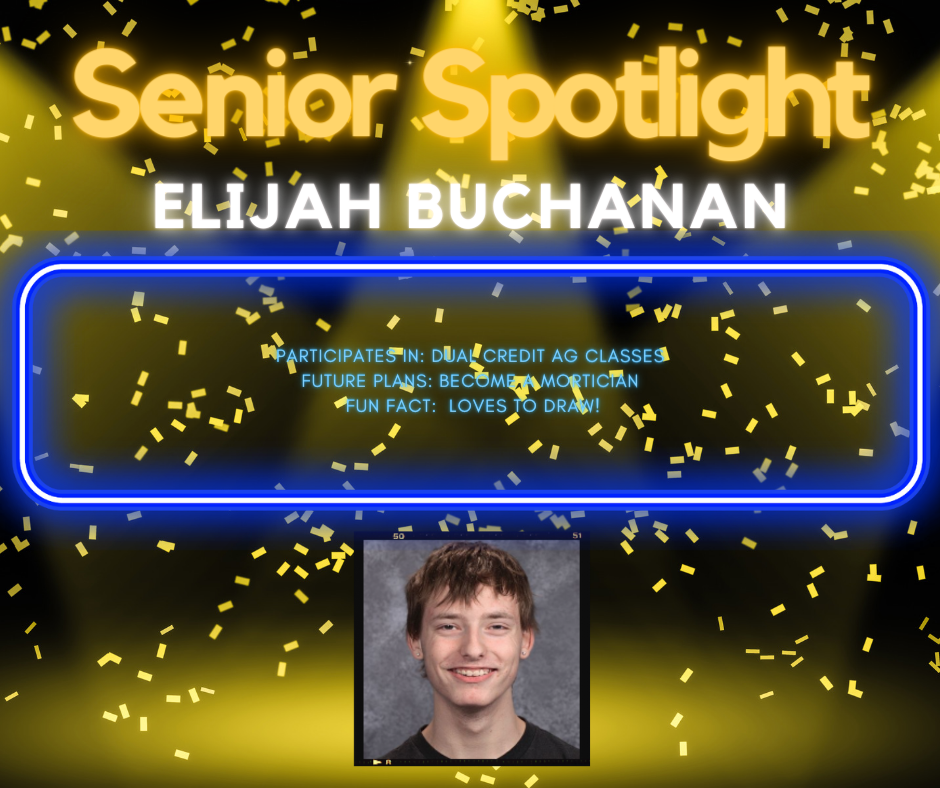 Senior Spotlight - Elijah Buchanan | Riverton Parke Jr./Sr. High School