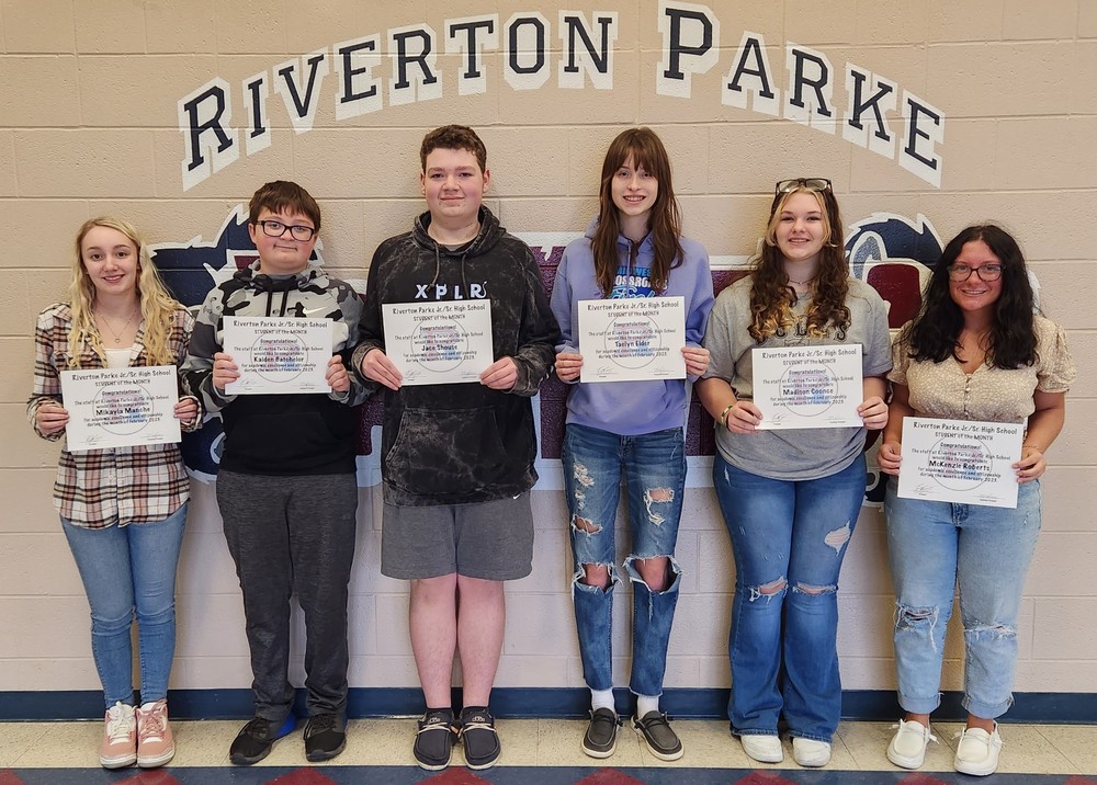 Fantastic Students of February | Riverton Parke Jr./Sr. High School