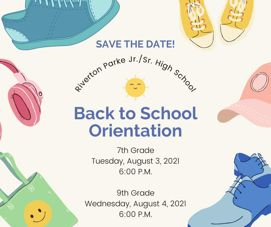 Back to School Orientation | Riverton Parke Jr./Sr. High School